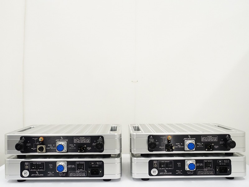 Jeff Rowland Model 12 モノラルパワーアンプペア ジェフローランドを兵庫県丹波篠山市で買取させていただきました ...